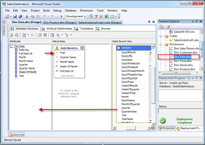 Create First Olap Cube In Sql Server Analysis Services Codeproject