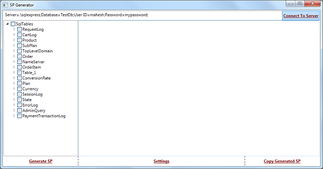 Stored Procedure Generator For Sql Server Codeproject