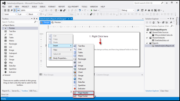 Create First Ssrs Report With Sql Server Analysis Services Olap Cube Codeproject