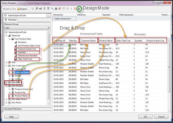 Create First Ssrs Report With Sql Server Analysis Services Olap Cube Codeproject