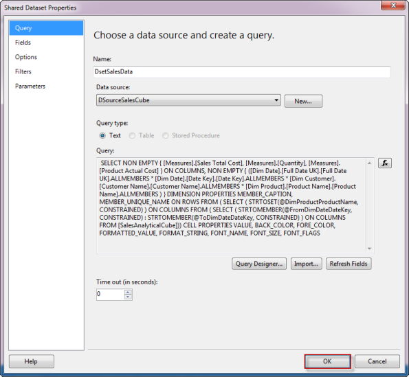 Create First Ssrs Report With Sql Server Analysis Services Olap Cube Codeproject