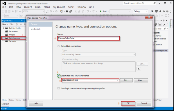 Create First Ssrs Report With Sql Server Analysis Services Olap Cube Codeproject