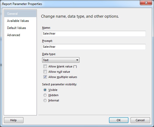 Ssrs Report With Single And Multi Selection Parameter Using Mdx Query Codeproject