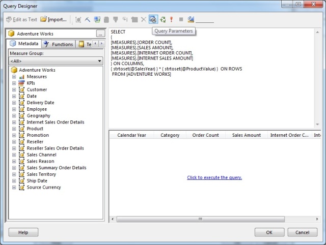 Ssrs Report With Single And Multi Selection Parameter Using Mdx Query Codeproject