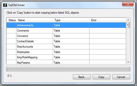 Sql Server Database Cloning Tool Using C Codeproject