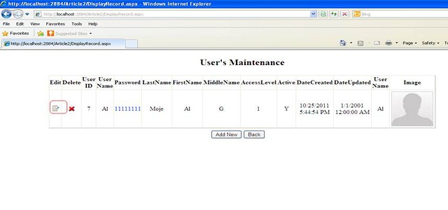 How To Adddeleteeditupdate Image And Save To Sql Database Table And Also How To Create A