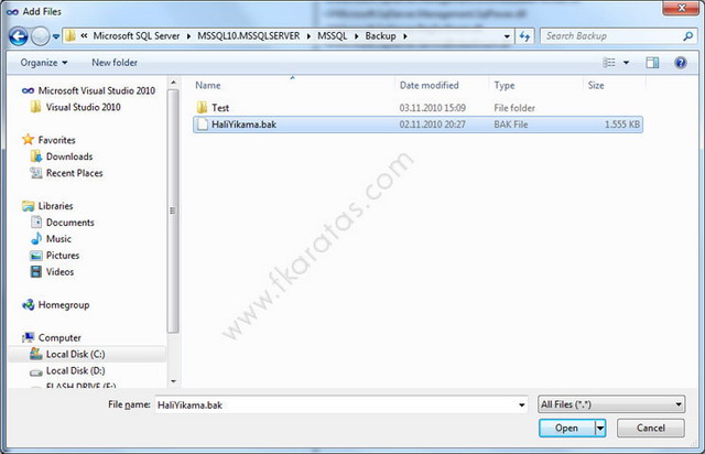Restoring Sql Server Express 2008 Database With Click Once Codeproject