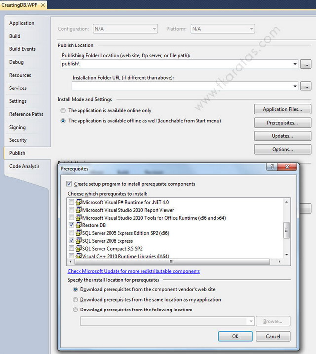 Restoring Sql Server Express 2008 Database With Click Once Codeproject