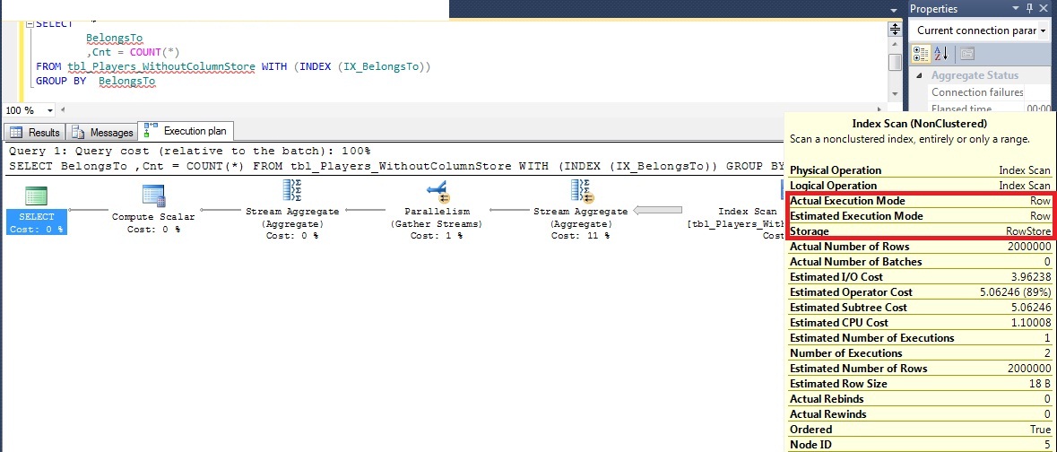 An Introduction To Sql 11 Code Name Denali Part Vii Column Store Index In Ctp 3 Codeproject 
