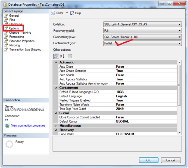 An Introduction To Sql 11 Code Name Denali Part Iv Contained Database In Ctp 1 Codeproject