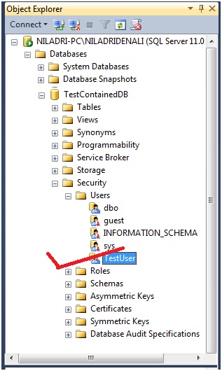 An Introduction To Sql 11 Code Name Denali Part Iv Contained Database In Ctp 1 Codeproject