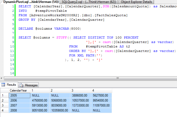 Multiple Values In Pivot Tables Sql Server | Brokeasshome.com Multiple Values In Pivot Tables Sql Server | Brokeasshome.com