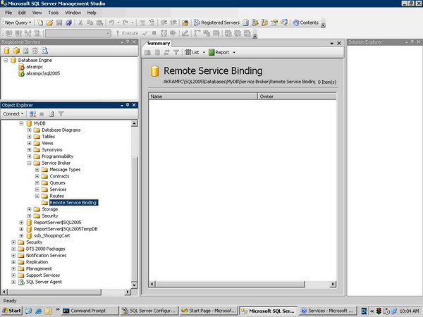 Introducing Distributed Messaging Using Service Broker In Sql Server 2005 Codeproject
