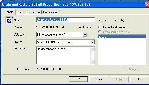 Sql Server 20002005 Automated Database Backups And Restorations Codeproject 7347