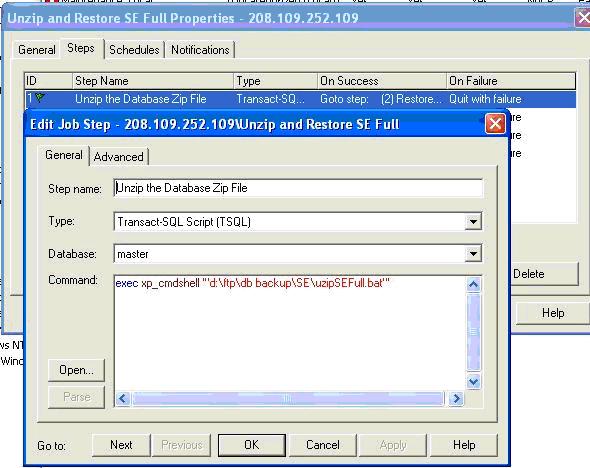 Sql Server 20002005 Automated Database Backups And Restorations Codeproject 6203