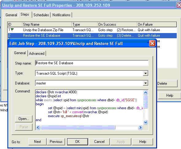 Sql Server 20002005 Automated Database Backups And Restorations Codeproject 9282