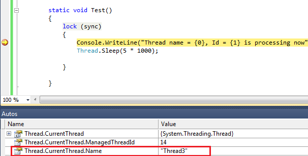 Setting Breakpoint For A Particular Thread Only Codeproject