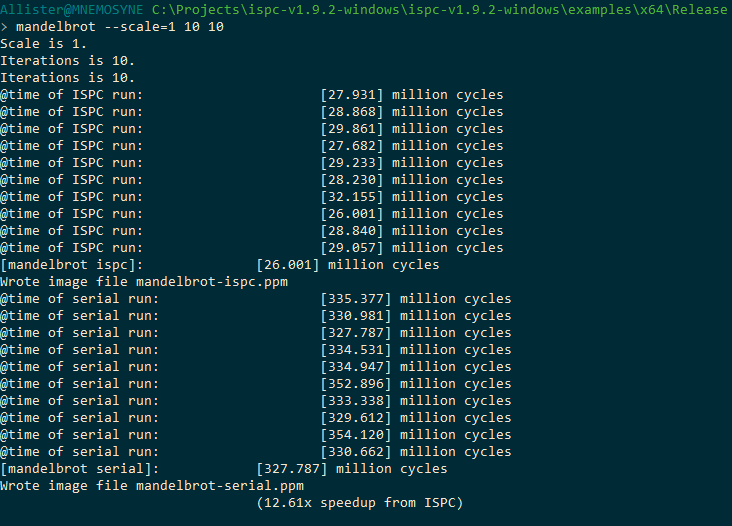 Benchmarking Net Core Simd Performance Vs Intel Ispc Codeproject