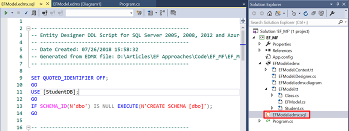 Learning Entity Framework Day 1 Data Access Approaches Of Entity Framework In Net Codeproject
