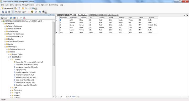 Complete Crud Operations In Mvc 4 Using Entity Framework 5 Without Writing A Single Line Of Code