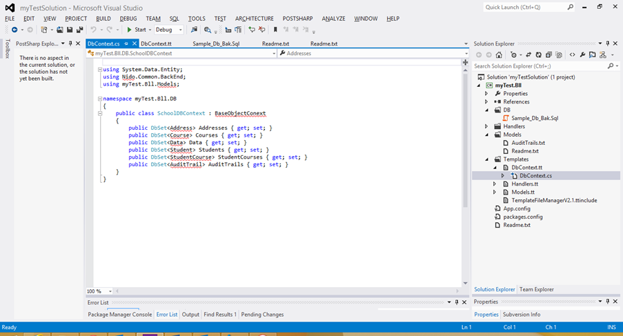 Aspnet C Tutorial Development With Nido Framework For Dummies Codeproject