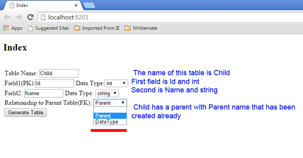 Automatic Table Generation In Any Database By Nhibernate Orm And Codedom For Code Generation
