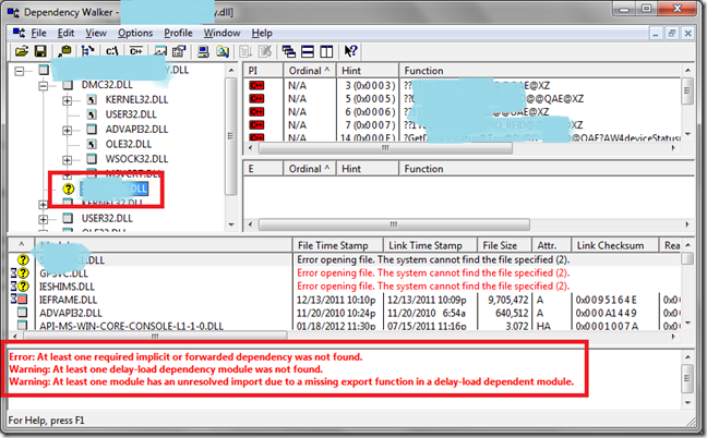 DLL Dependency Viewer or How To Fix Exception: “Unable to load DLL ... DLL Dependency Viewer or How To Fix Exception: “Unable to load DLL ...