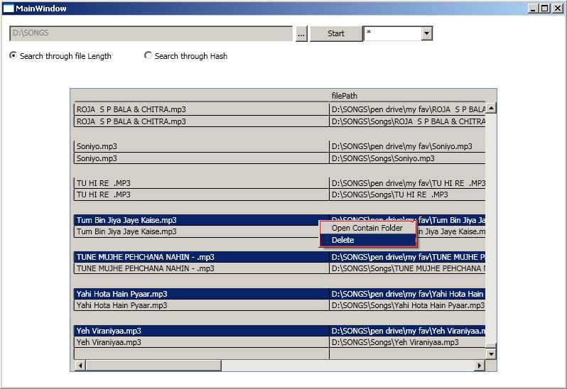 Find Duplicate Files And Delete Them Codeproject 7047