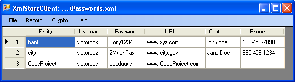 A Utility To Read Edit Encrypt Decrypt And Write Xmlstore Files Codeproject