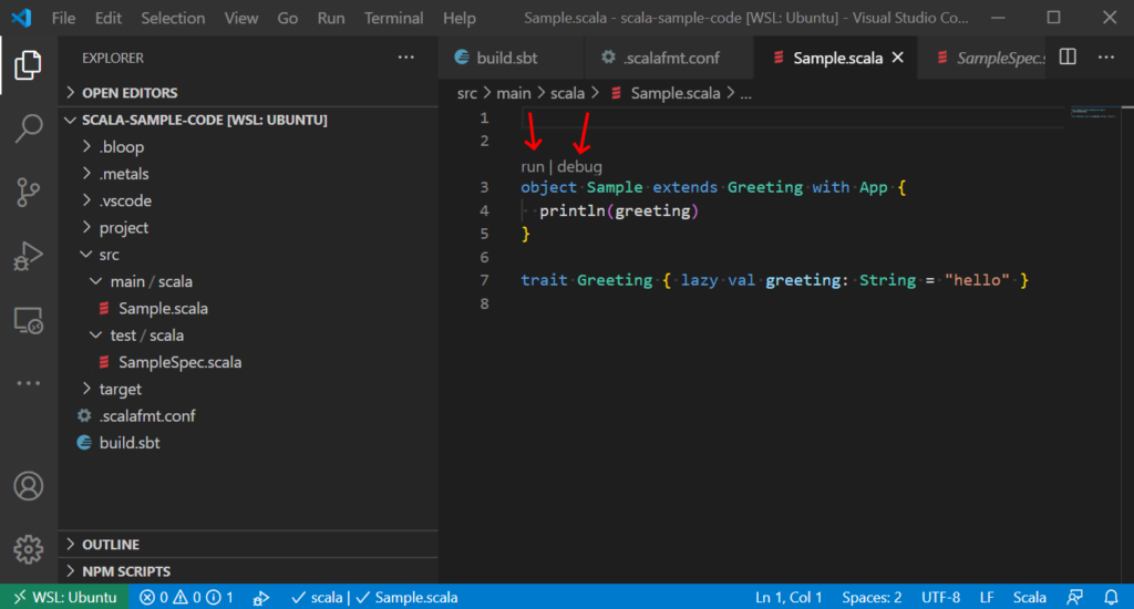 Setting Up Vs Code For Scala Development On Wsl Codeproject