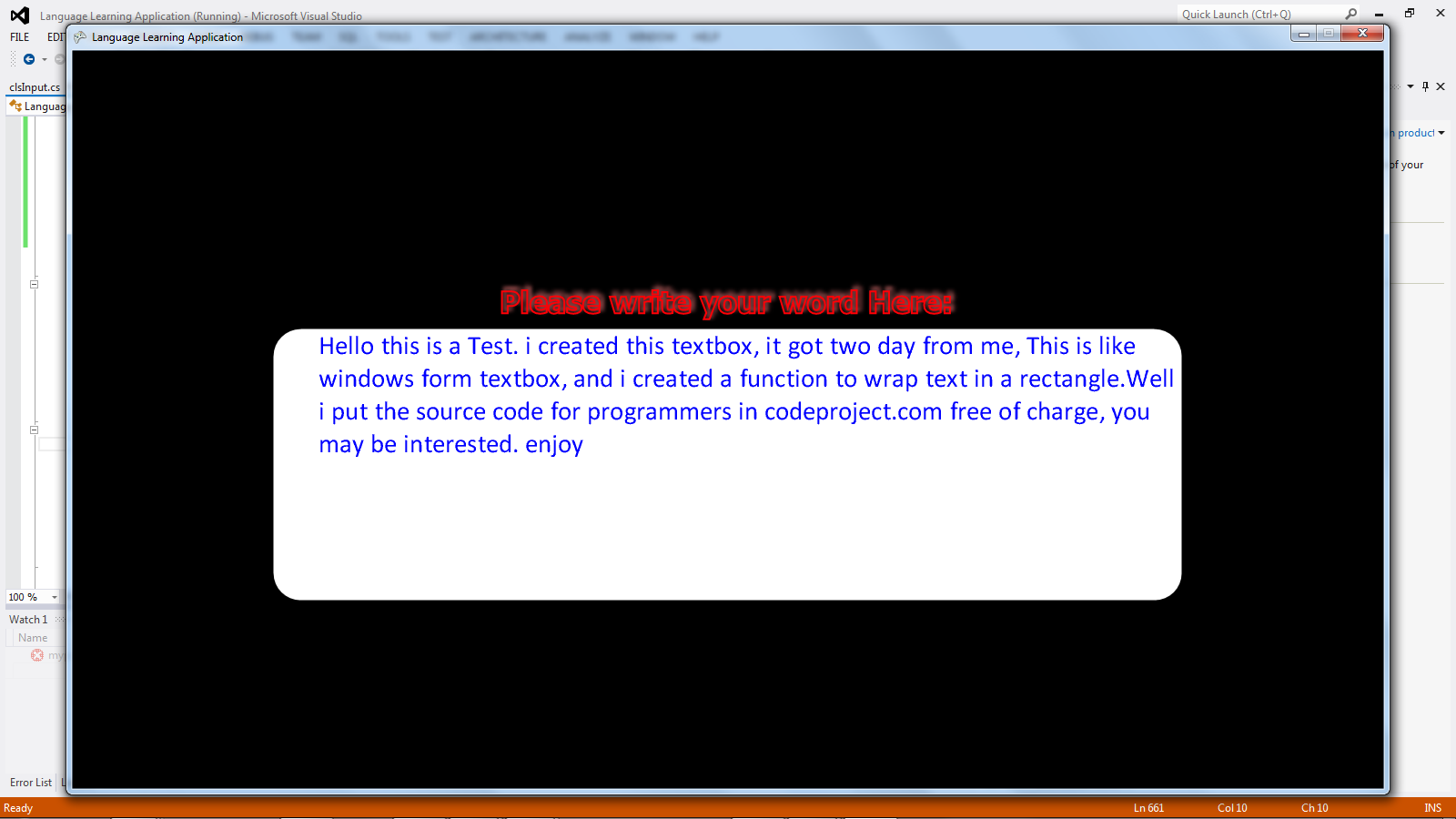 How To Create An Xna Textbox Codeproject