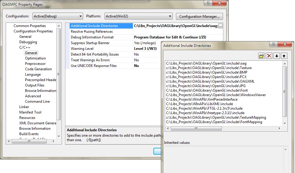 Oag Library Opengl Part 1 Setting Up The Library For An Mfc Application Codeproject