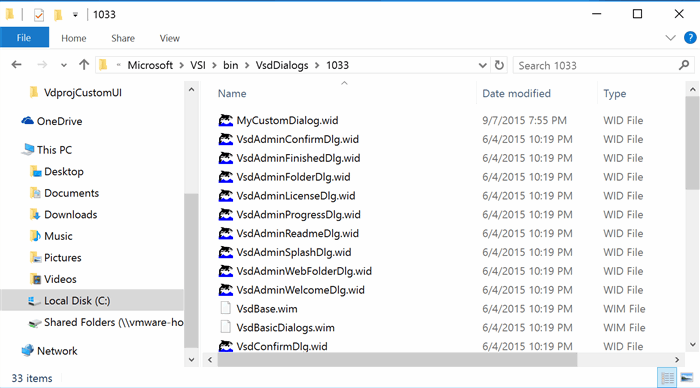 Create custom dialogs for an Setup project in Visual Studio 2015 ... Create custom dialogs for an Setup project in Visual Studio 2015 ...