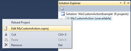 Creating Custom Action For Wix Written In Managed Code Without Votive Codeproject