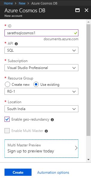 Angular 6 Application With Cosmos Db And Web Api 2 Codeproject 