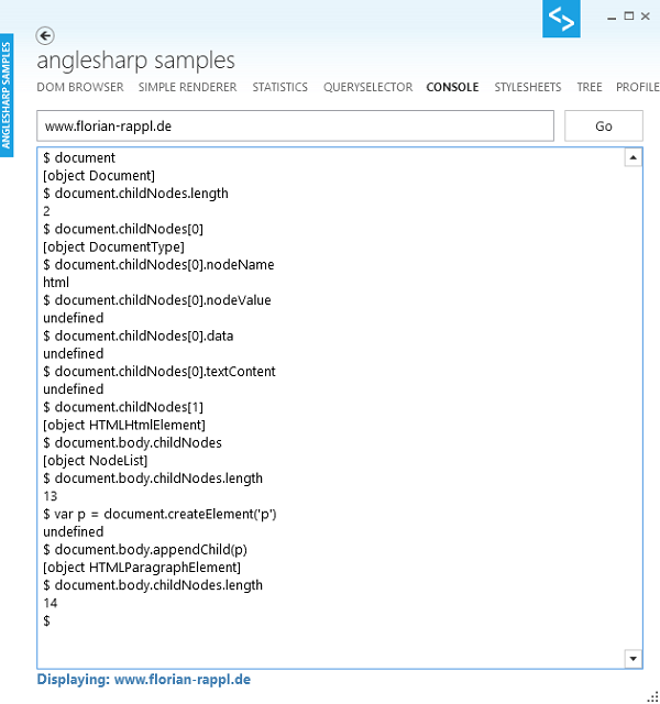Anglesharp And Javascript Codeproject