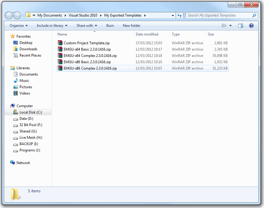 Creating Custom Vsix Project Templates Using An Emgu Example Codeproject