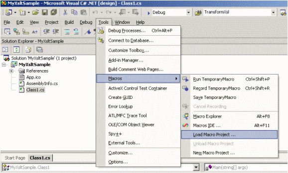 Xslt Transformations And Xslt Intellisense Within The Net Ide Codeproject