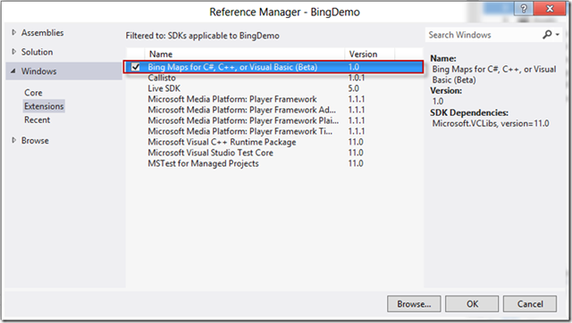 Using Bing Maps For Windows 8 Metro Apps C Javascript Codeproject