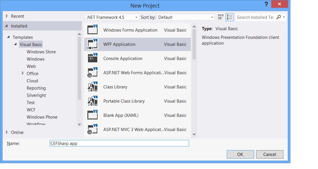 Embedding Chrome In A Wpf Vbnet Application Using Cefsharp Codeproject
