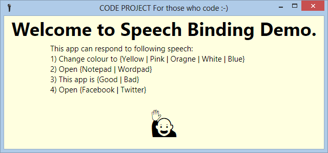 Speech Binding For Wpf Codeproject