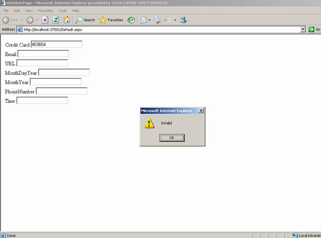 Standard Customvalidator Textbox Codeproject