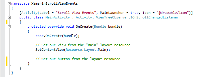 Xamarin Android Eventhandlers For Scrollview For Endless Support Codeproject