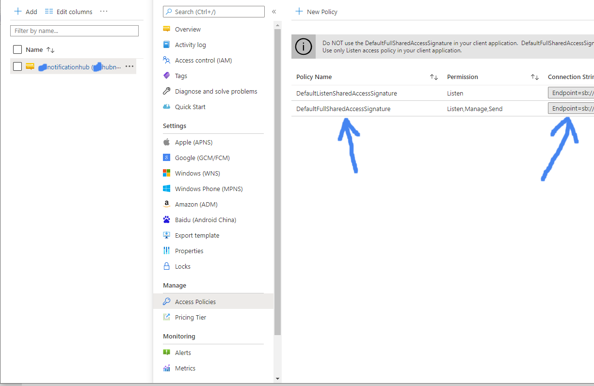 Push Notifications Via Azure Templates In Xamarin Codeproject