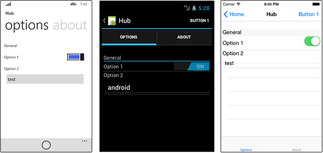 Using Mvvm To Create Tabbed Interfaces With Calcium For Xamarin Forms Codeproject