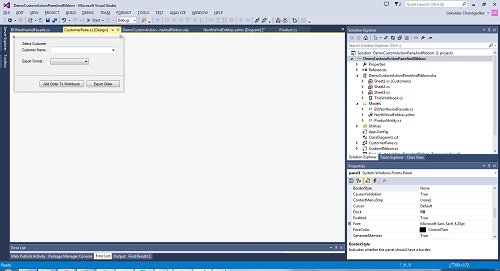 Implementing A Custom Action Pane And Custom Ribbon For Excel 2010 Using Vsto And C Codeproject