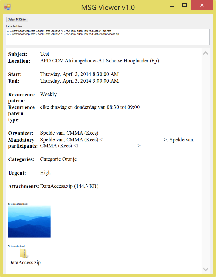 Reading An Outlook Msg File In C Codeproject