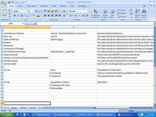 Word Automation Part 1 Codeproject