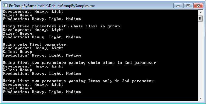C Linq Groupby Extensionmethod Explained Codeproject