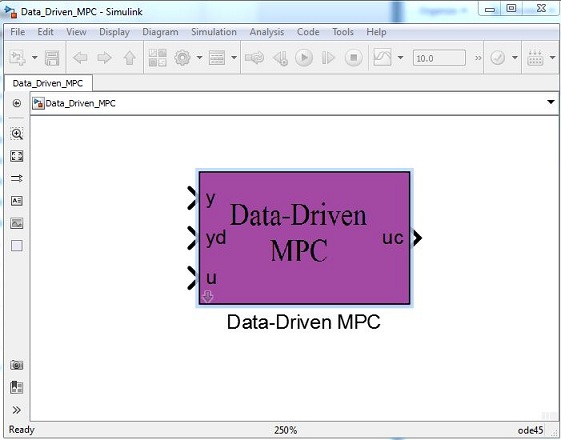 Data-Driven Model Predictive Controller (MPC) in Simulink Matlab ... Data-Driven Model Predictive Controller (MPC) in Simulink Matlab ...